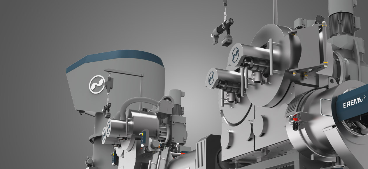 EREMA plastic recycling equipment