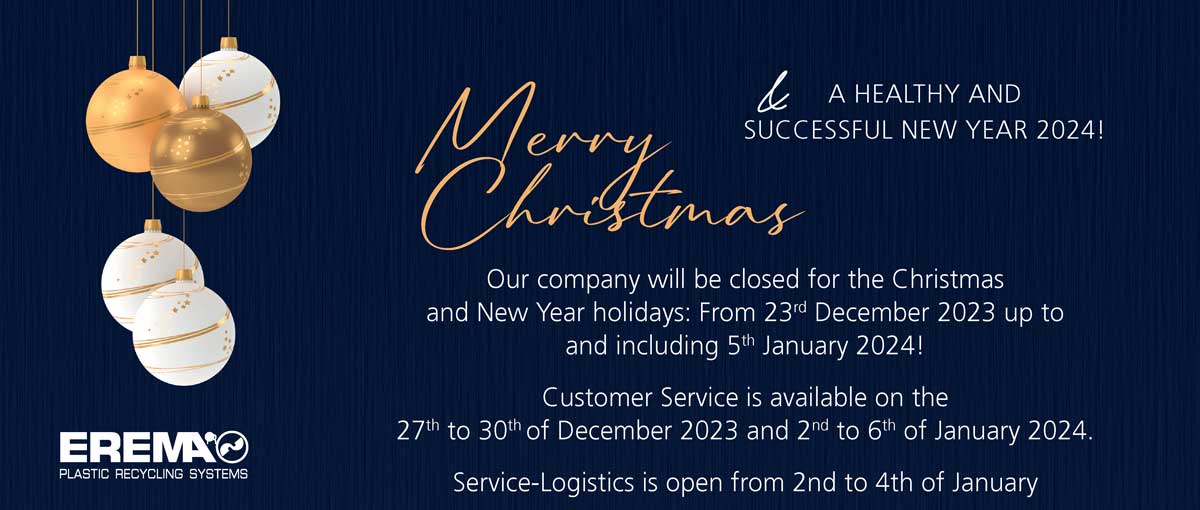 EREMA plastic recycling equipment